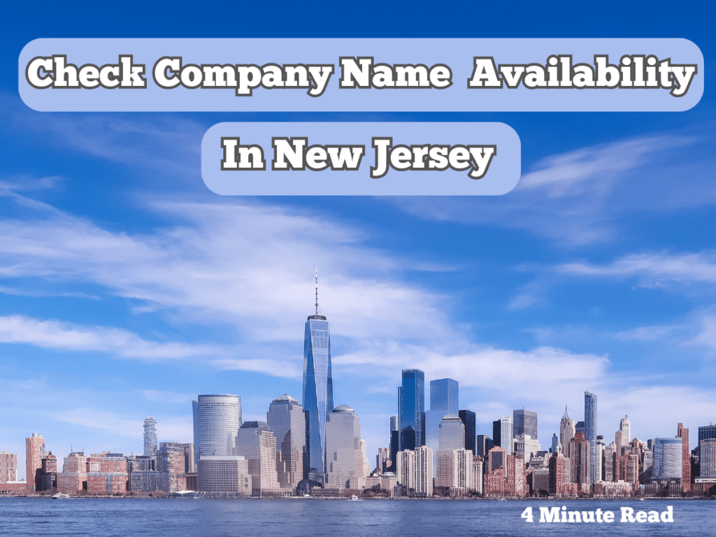 How to Check Company Name Availability in NJ - Quick Guide
